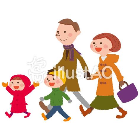 家族でお出かけ Illustration Character Fictional Characters