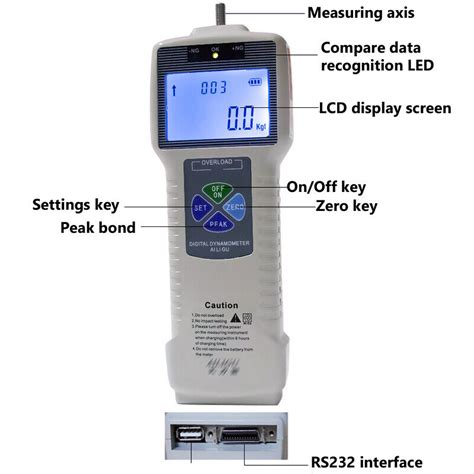 Zp 50n 500n 1000n Digital Force Gauge Push Pull Gauge With Output Function New Ebay