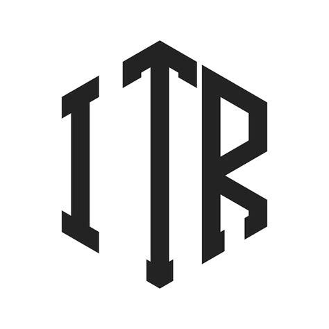 Premium Vector Itr Logo Design Initial Letter Itr Monogram Logo Using
