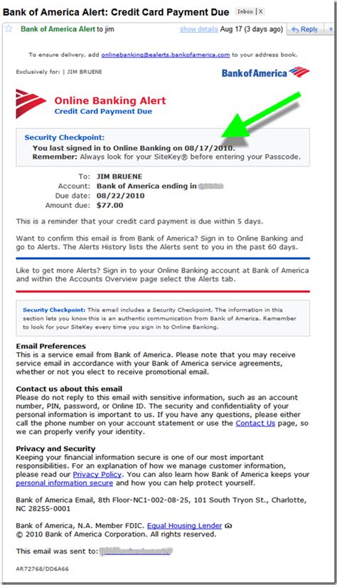 Bank Of America Redesigns Email Alerts Finovate