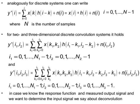Deconvolution