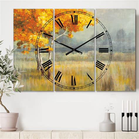 The Twillery Co® Swigart Oversized Farmhouse Autumn Landscape Cottage