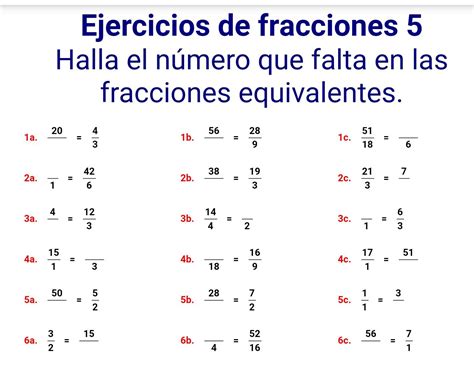 Frações Equivalentes A 5 7 Educa