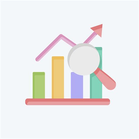 Icon Analysis Related To Business Analysis Symbol Flat Style Simple