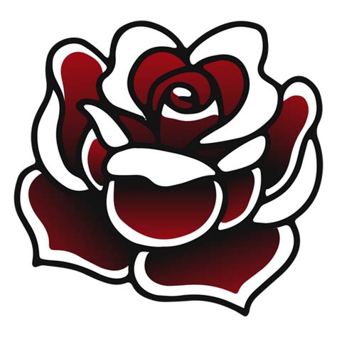 Design Png E Svg De Tatuagem De Rosa Tradicional Para Camisetas