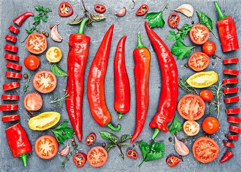 Food Pepper Still Life Tomato Hd Wallpaper Wallpaperbetter