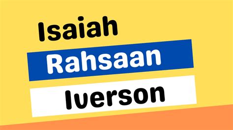 Isaiah Rahsaan Iverson Allen Iversons Son 2024