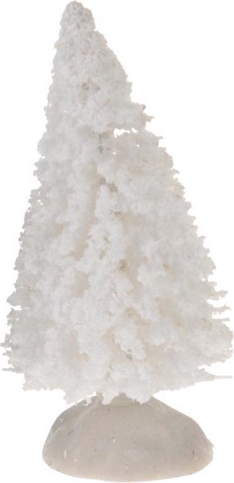 Miniatuur Kerstboompjes Wit 4 Stuks Bol