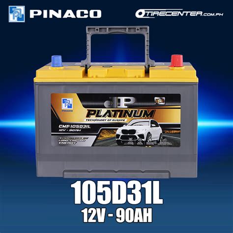 Pinaco JP Platinum 105D31L N70L 3SMF Maintenance Free Car Battery