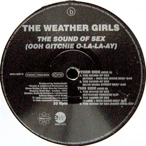 The Weather Girls The Sound Of Sex Ooh Gitchie O La La Ay Vinyl