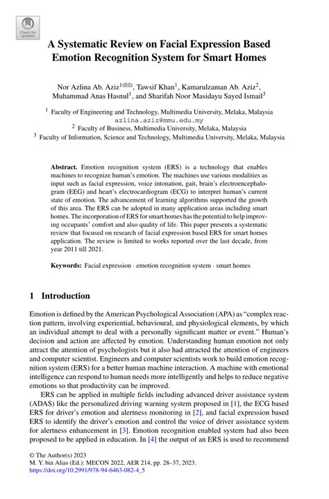 Pdf A Systematic Review On Facial Expression Based Emotion