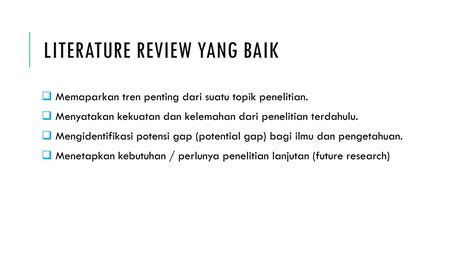 Metodologi Riset Literature Review Pdf
