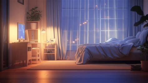 フリー素材夜の一人部屋 枚