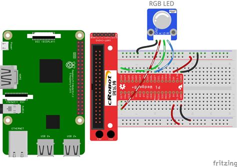 树莓派基础实验2：rgb Led实验rgb Led闪烁实验 Csdn博客
