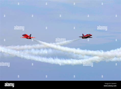 The RAF Red Arrows Display Team Stock Photo Alamy