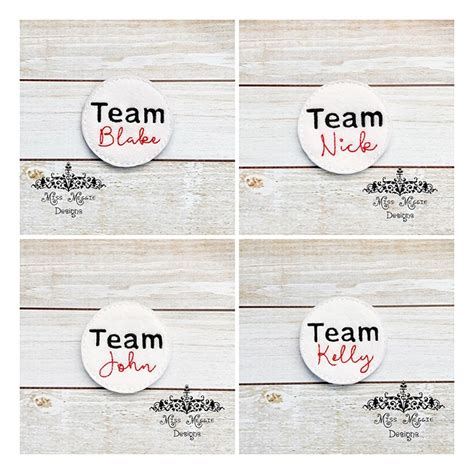 Singing Team Feltie Set Ith Embroidery Design File Miss Meggie Designs