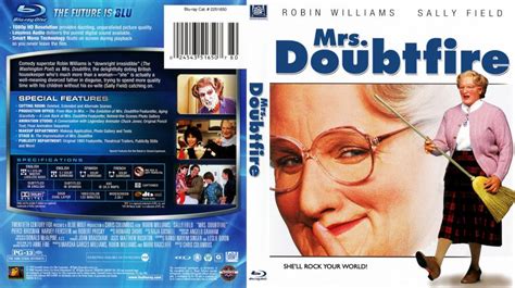 Mrs Doubtfire Movie Blu Ray Scanned Covers Mrs Doubtfire Blu Ray