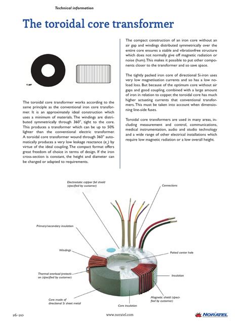Toroidal Pdf Transformer Electric Power