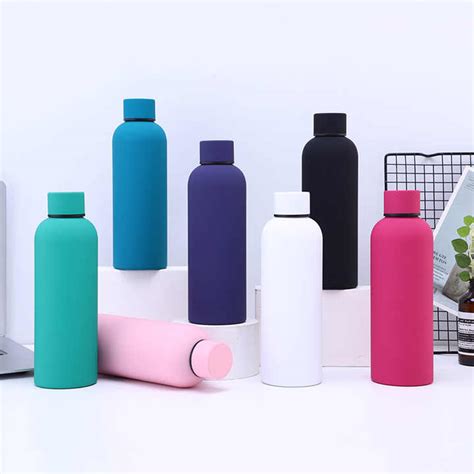 Rubber Matte Pastel Flask Elevation