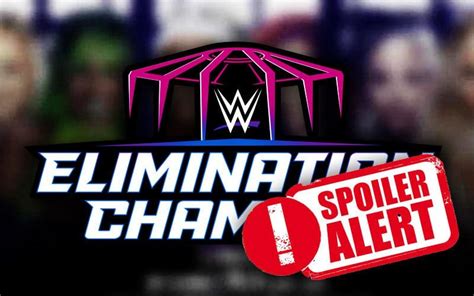 WWE Seemingly Spoils 2024 Women S Elimination Chamber Competitors