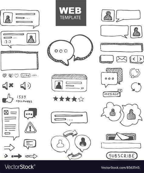 web chat dialogs royalty free vector image vectorstock