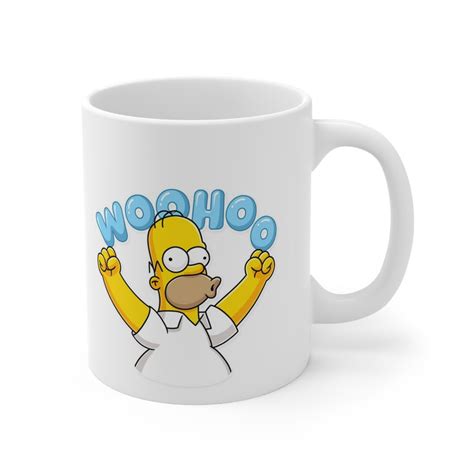 The Simpsons Mug Homer Simpson Woohoo Cartoon Character Humorous