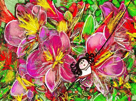 Pintura técnica mixta Expedición botánica Art Painting Remember