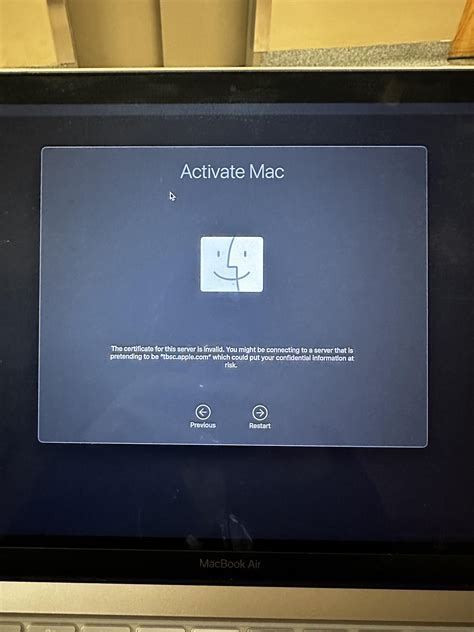 2020 MacBook Air Factory Reset And Now Wont Let Me Reactivate R Macbook
