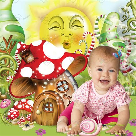 دانلود بک گراند لایه باز کودک یک روز خوب کد 31037 عکس گراف