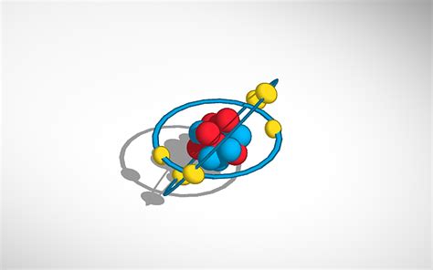 3d Design Carbon Atom For Chemistry Project Tinkercad