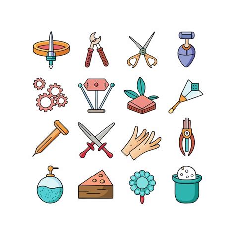 Craft Icons Vectors And Illustrations For Free Download