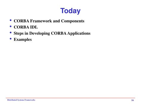 ppt corba overview developing basic corba applications powerpoint