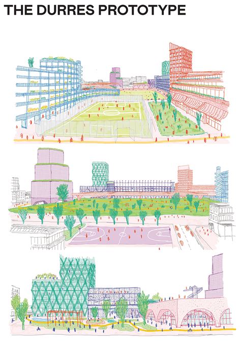 Big、mvrdv、坂茂等参与，阿尔巴尼亚三座新足球场设计竞赛结果公布 有方