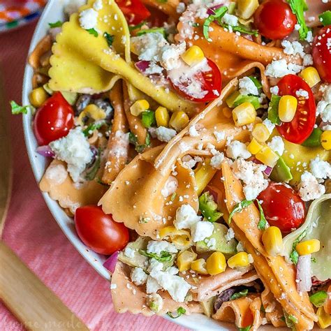 Mexican Pasta Salad With Creamy Chipotle Lime Dressing Home Made