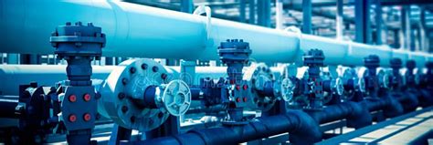 Automated Valves Along The Pipeline Adjusting Water Distribution Automated Valves Along The Pipeline Adjusting Water Distribution