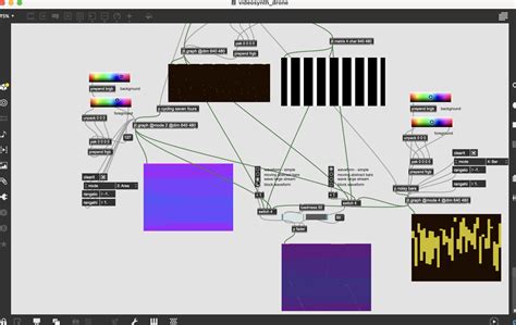 Video Drone Synth Rmaxmsp