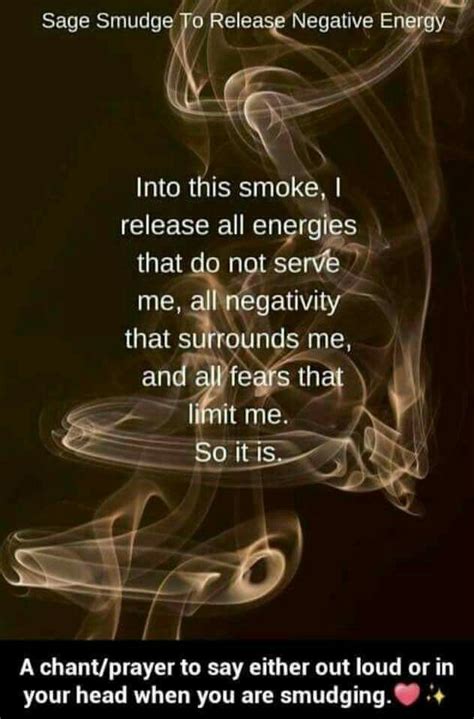 Sage Prayer Spiritual Cleansing Energy Healing Sage Cleansing Prayer