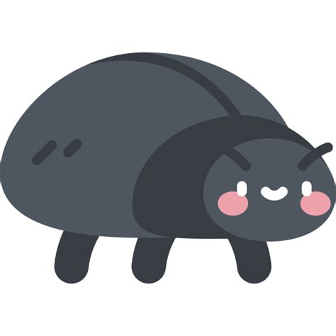 Icono De Cucaracha Kawaii Flat
