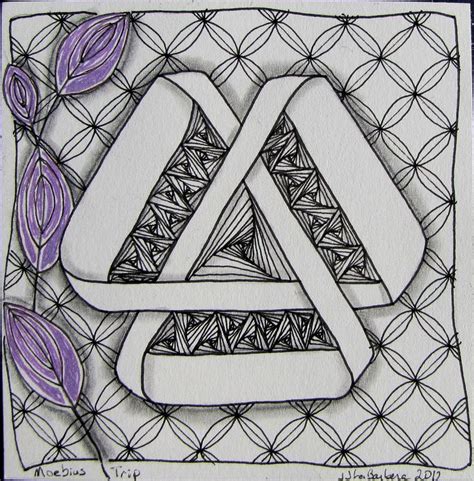 Tinker Tangles January 2012 Tangled Tinker Zentangle