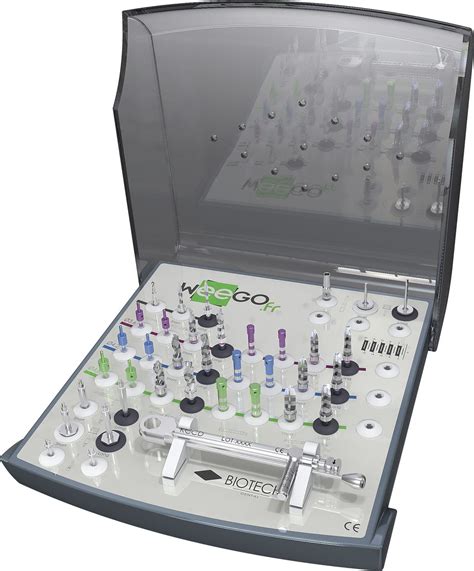 Kit de instrumentos para implantología dental WEEGO FR BIOTECH DENTAL