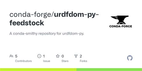 Github Conda Forgeurdfdom Py Feedstock A Conda Smithy Repository For Urdfdom Py
