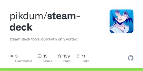 Github Pikdumsteam Deck Steam Deck Tools Currently Only Vortex