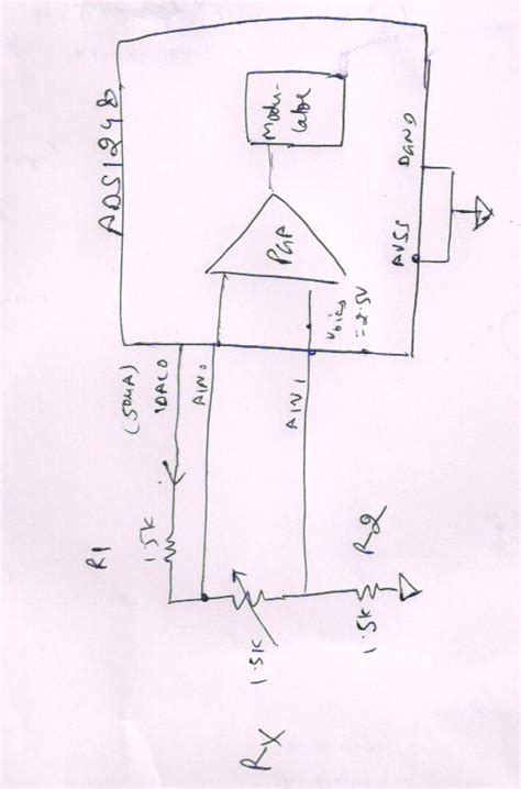 ads1248 measure differential circuit data converters forum data