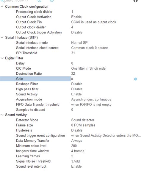 solved dc bias from mems microphone using adf on stm32u5