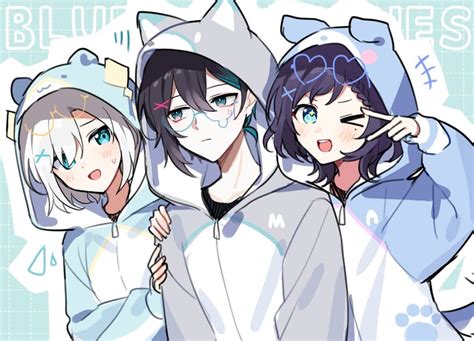Ars Almal Aiba Uiha And Mayuzumi Kai Nijisanji Drawn By Waka