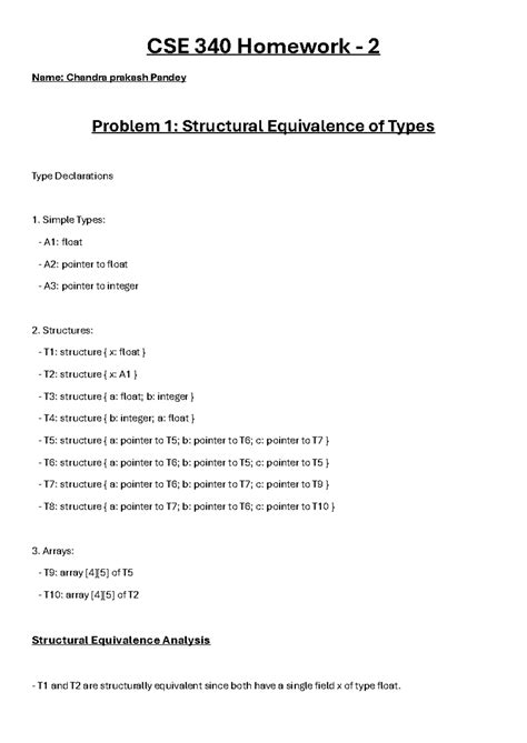 Homework 2 CSE 340 Homework 2 Name Chandra Prakash Pandey Problem