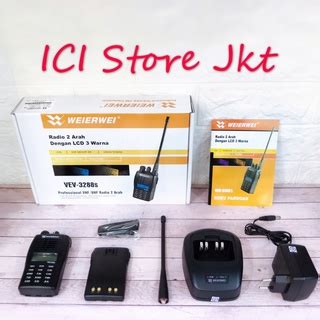 Jual Radio HT Weierwei VEV 3288S Vhf Garansi Resmi Shopee Indonesia