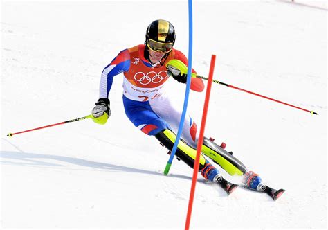Ski alpin Ski alpin Jeux Olympiques à ans le Véternat Clément Noël e du Slalom à