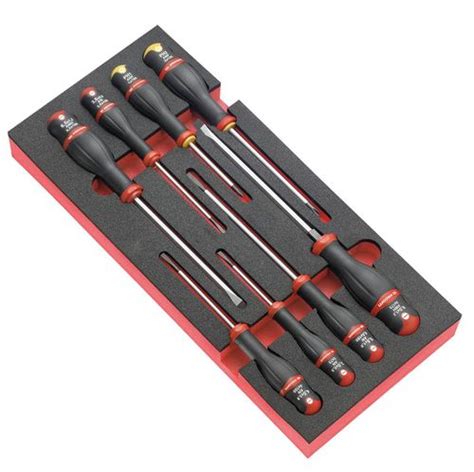 Facom Pmmoda1 Empty Foam Module For 8 Piece Slotted And Phillips