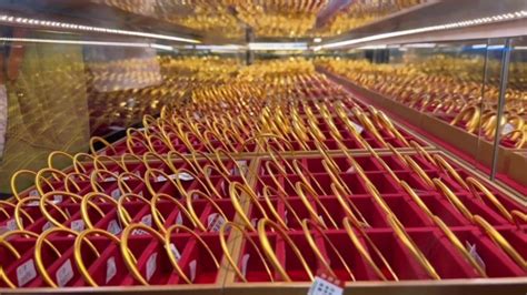 黄金珠宝柜台视频素材 黄金珠宝柜台高清视频素材下载 光厂